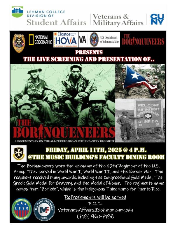 April 11, 2025 - Lehman College "The Borinqueneers" Film Screening ...